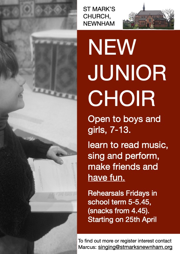 Junior Choir – St Mark's, Newnham
